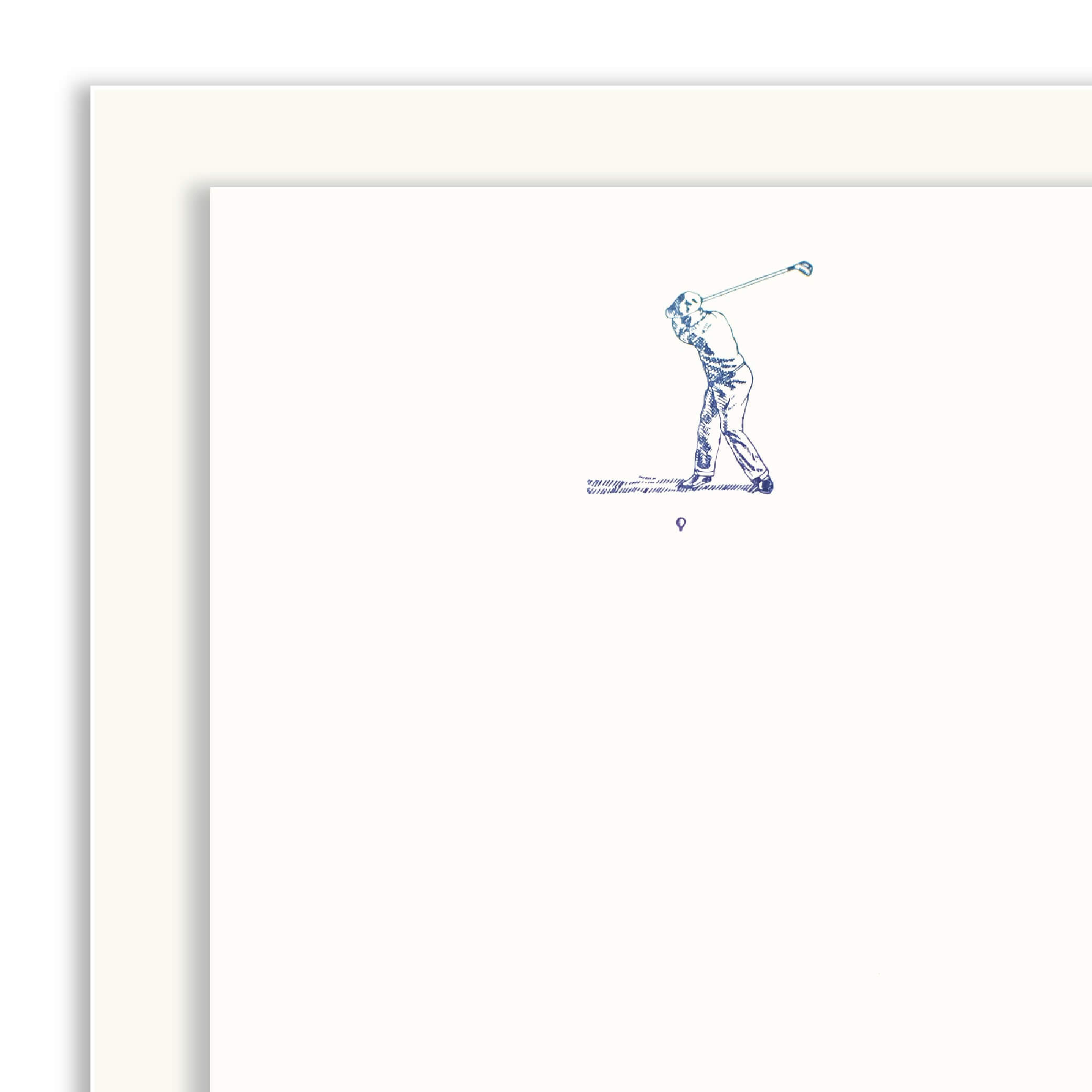 Golf Stationery | Iconic Swing in Navy | Douglas Rose Co.