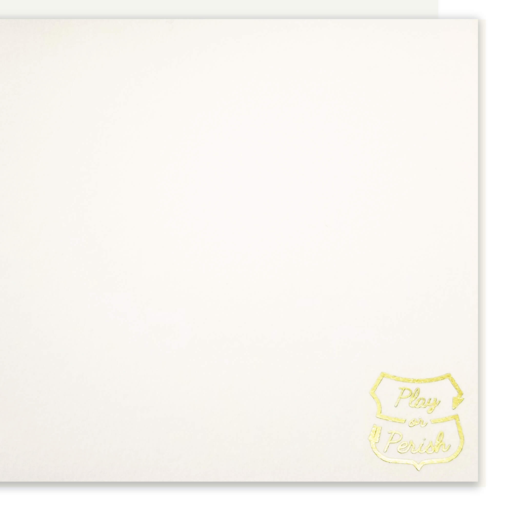 Luxury Stationery | Iconic Play or Perish SSC x DR | Douglas Rose Co.