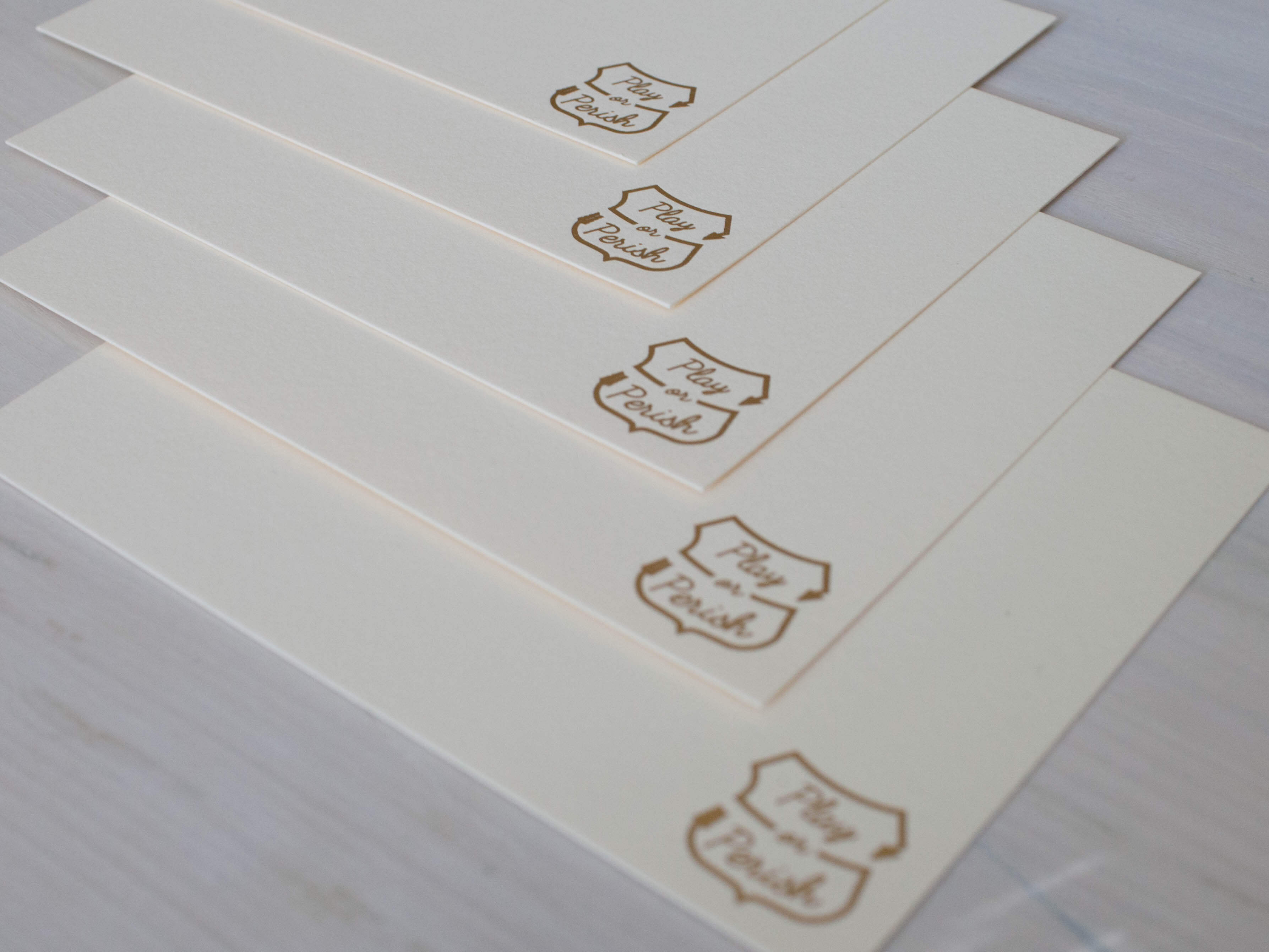 Luxury Stationery | Iconic Play or Perish SSC x DR | Douglas Rose Co.